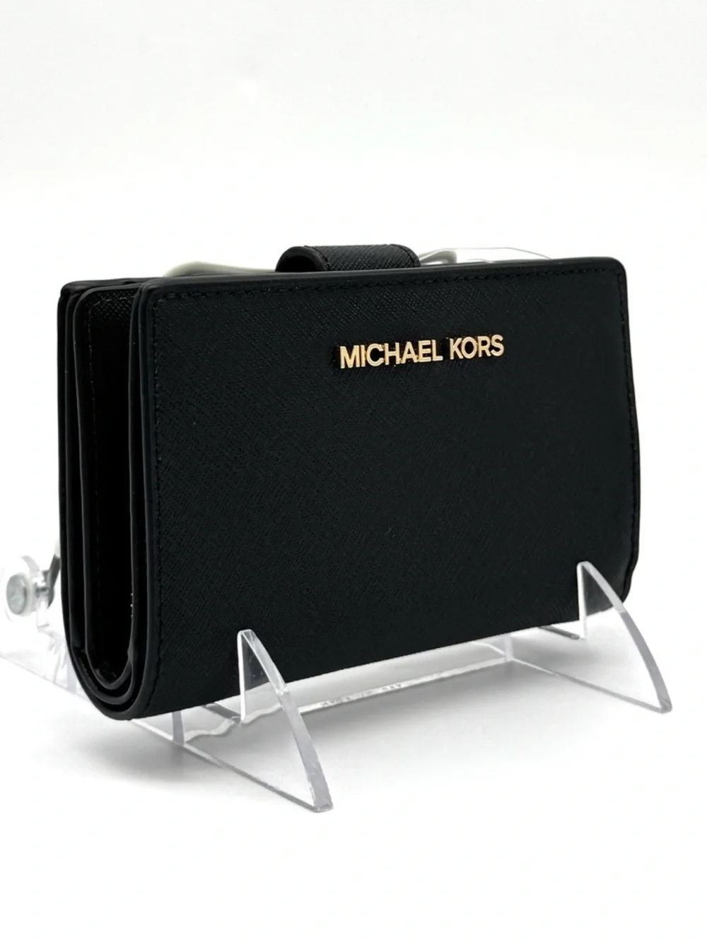 Michael Kors | Bags | Michael Kors Medium Bifold Zip Chain Wallet ...